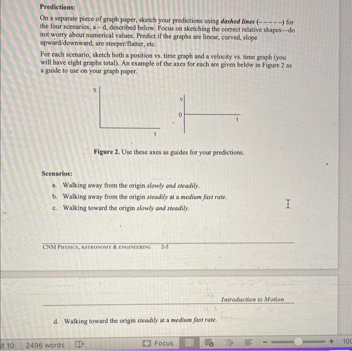 Solved Predictions: On a separate piece of graph paper, | Chegg.com