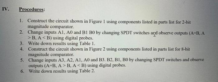 Solved Objective: • Build and observe functioning of a 2-bit | Chegg.com