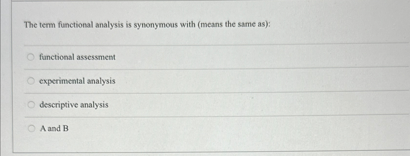 Solved The term functional analysis is synonymous with | Chegg.com