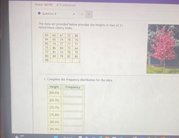 Solved The data set provided below provides the heights in | Chegg.com