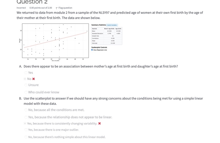 Solved Summary Statistics Switch Variables Statistic Mom's | Chegg.com