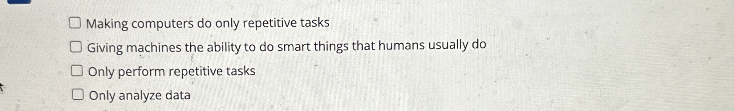 Making computers do only repetitive tasksGiving | Chegg.com