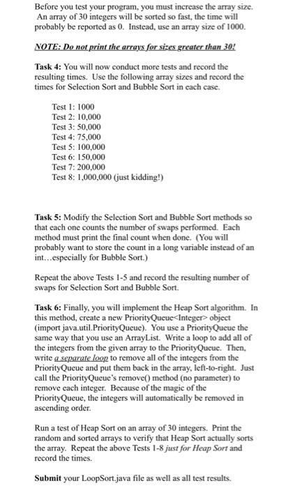 Solved /** * Returns the index of the smallest integer in | Chegg.com