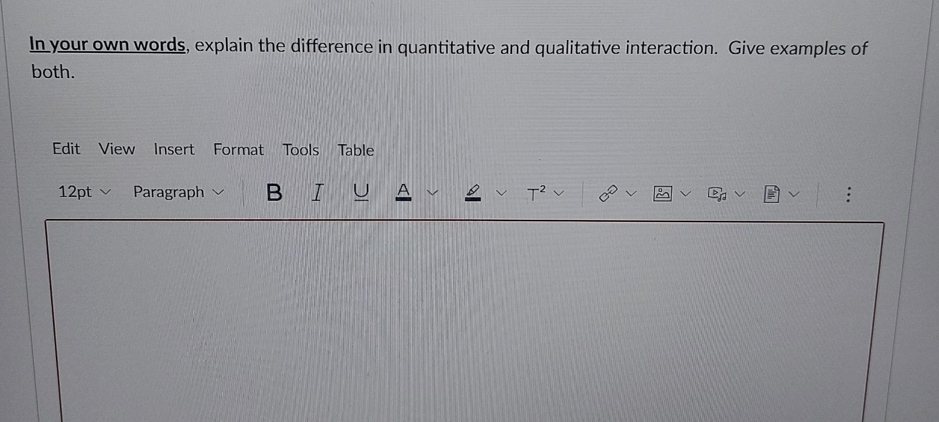 Solved In your own words, explain the difference(s) between | Chegg.com