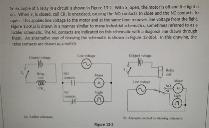 Solved An example of a relay in a circuit is shown in Figure | Chegg.com