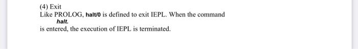 Solved 51 Description Prolog Is An Inference Engine Based