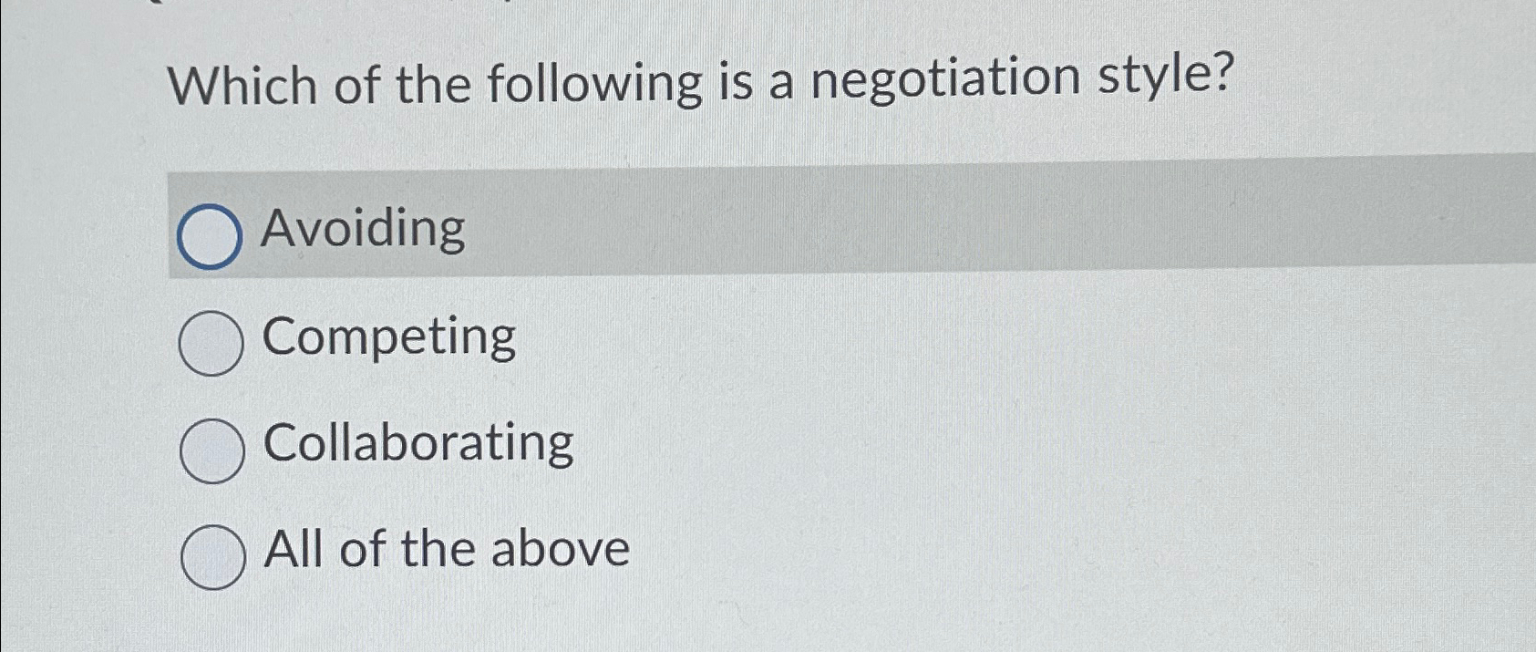 Solved Which of the following is a negotiation | Chegg.com