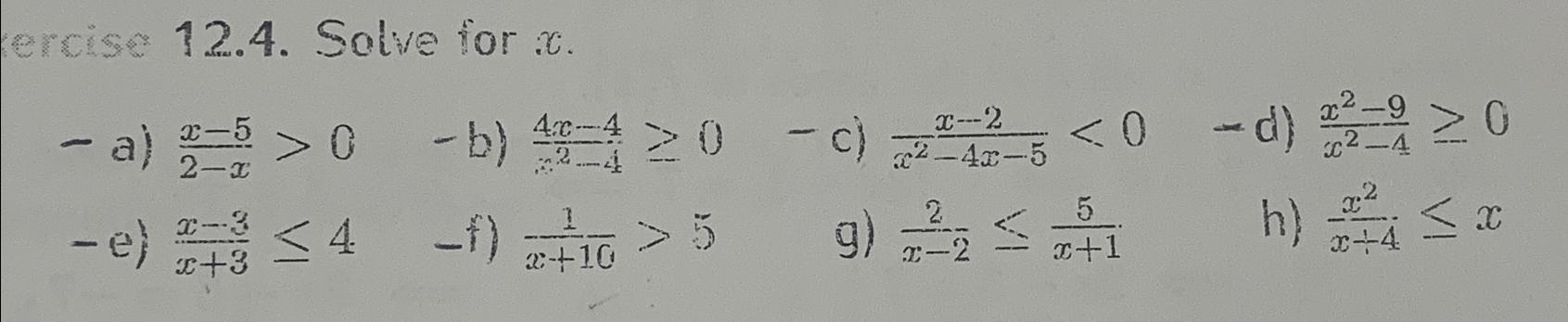 Solved Solve for | Chegg.com