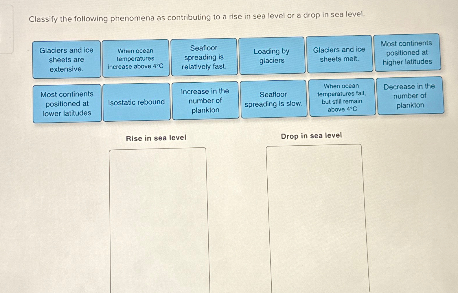Solved Classify the following phenomena as contributing to a | Chegg.com