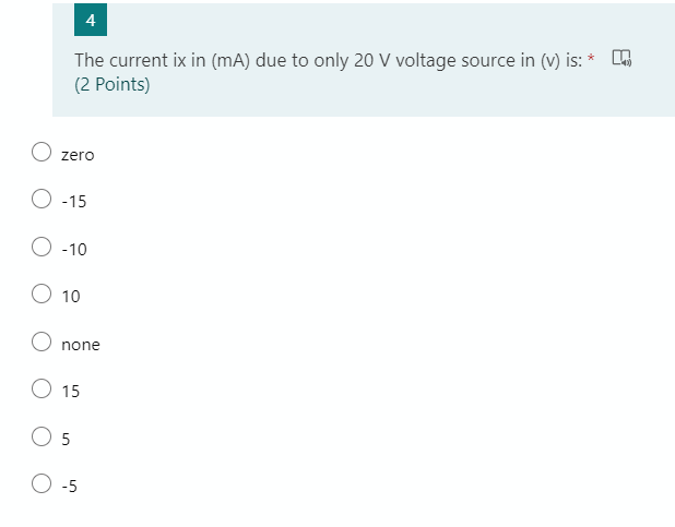 Solved For the given circuit find the followings - 1 ΚΩ 6mA | Chegg.com