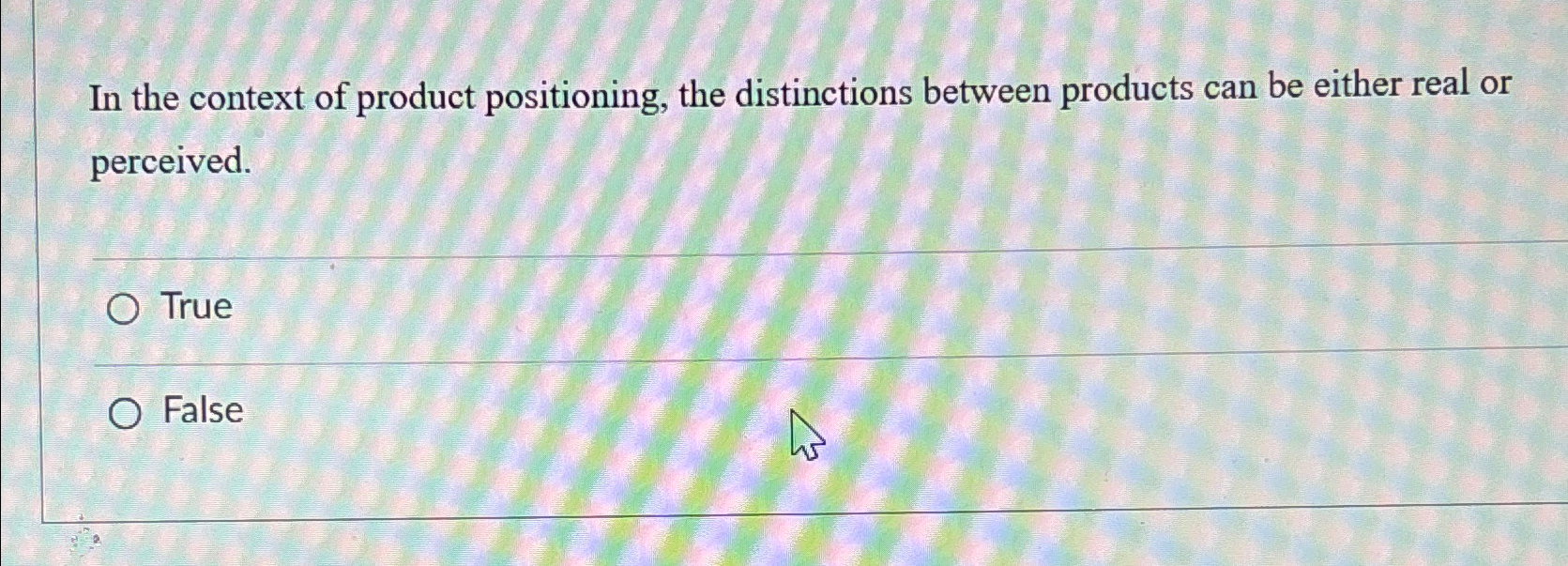 Solved In the context of product positioning, the | Chegg.com