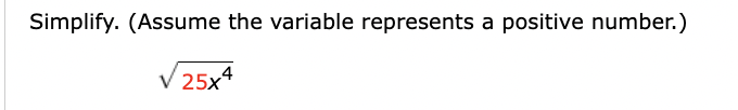 Solved Simplify. (Assume the variable represents a positive | Chegg.com