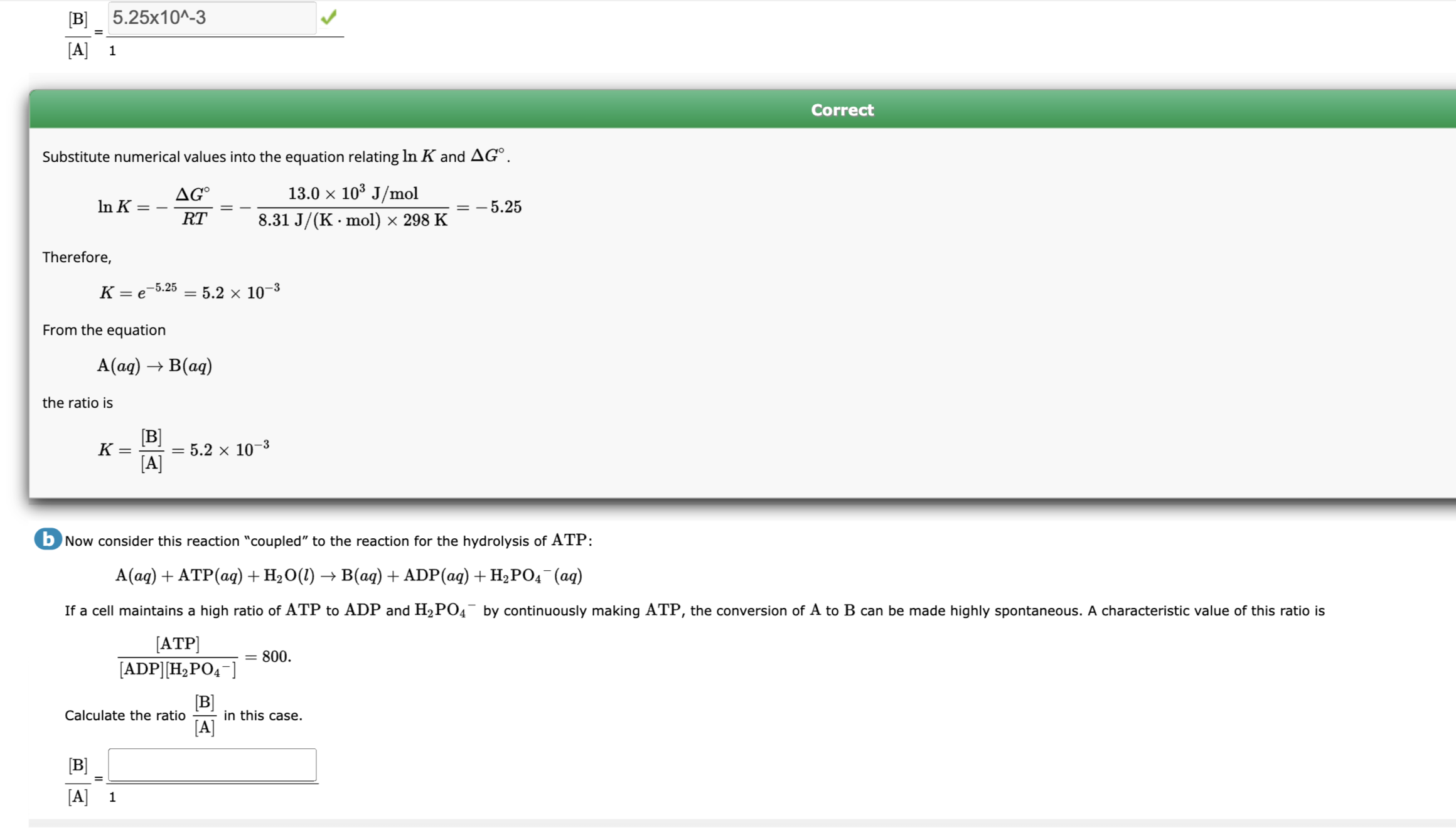 CorrectSubstitute numerical values into the equation | Chegg.com