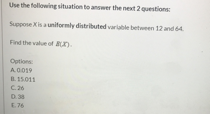 Solved Use the following situation to answer the next 2 | Chegg.com