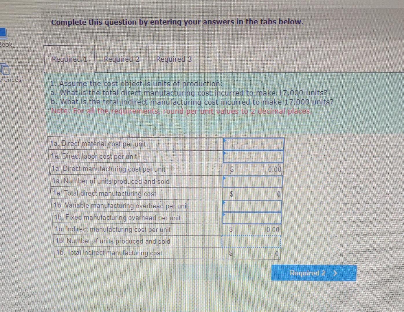 Solved Required information Cost Classifications (Algo) [The | Chegg.com