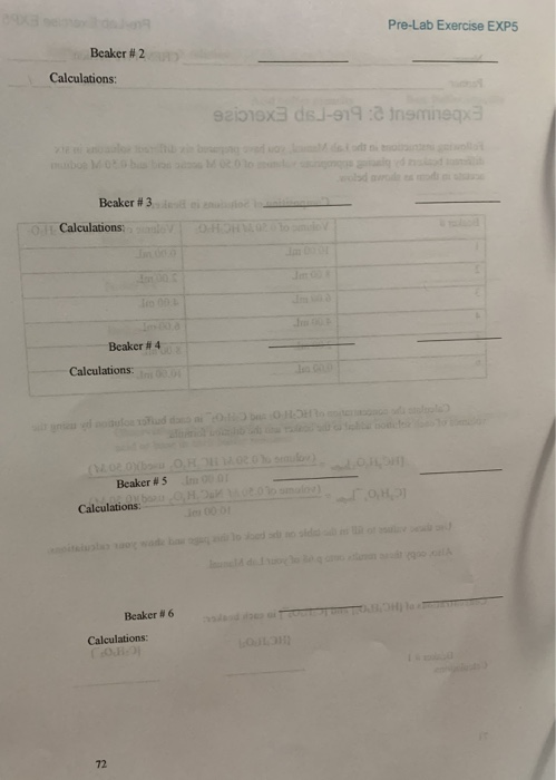 Solved Experiment 5: Pre-Lab Exercise Following instructions | Chegg.com