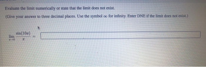 Solved Determine the one-sided limit numerically (Use | Chegg.com