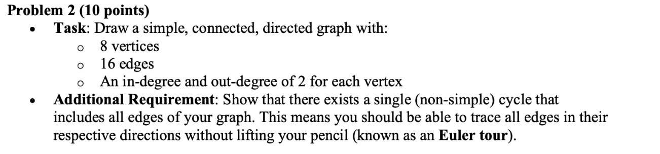 Problem 2 10 points task Draw A Simple