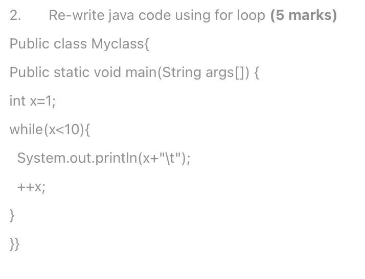 Solved PART III: Program Rewriting (10 Marks) Direction: | Chegg.com