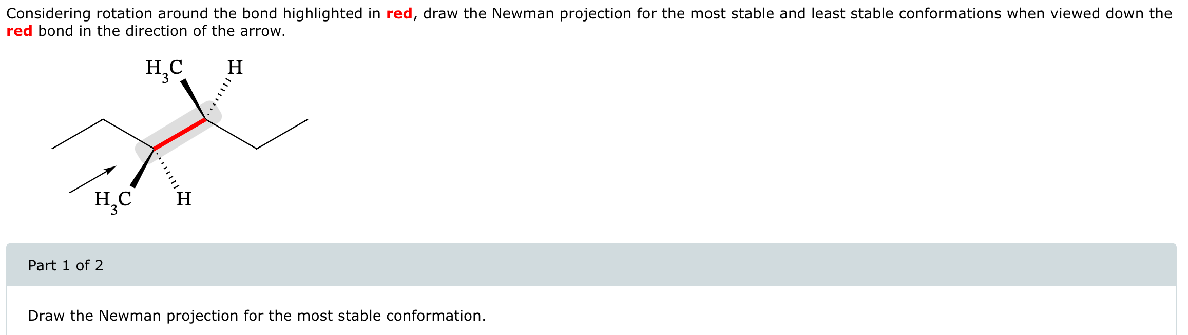 Solved Considering rotation around the bond highlighted in | Chegg.com