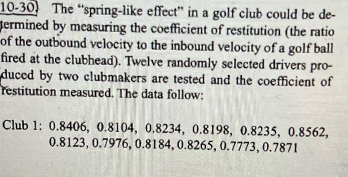 Solved 10-62. Reconsider the coefficient of restitution data | Chegg.com Solved 10-62. Reconsider the coefficient of restitution data | Chegg.com
