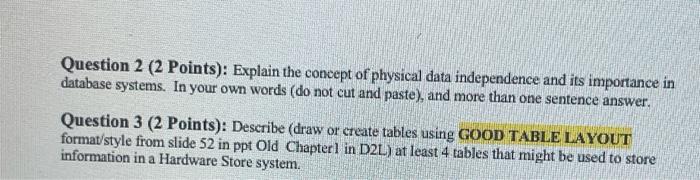 Solved Given the table structure shown below, answer the | Chegg.com