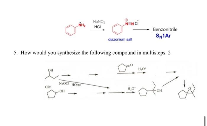Solved Write stepwise mechanism for the given reaction. (2 | Chegg.com