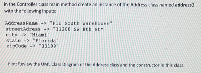 Solved In the Controller class main method create an | Chegg.com