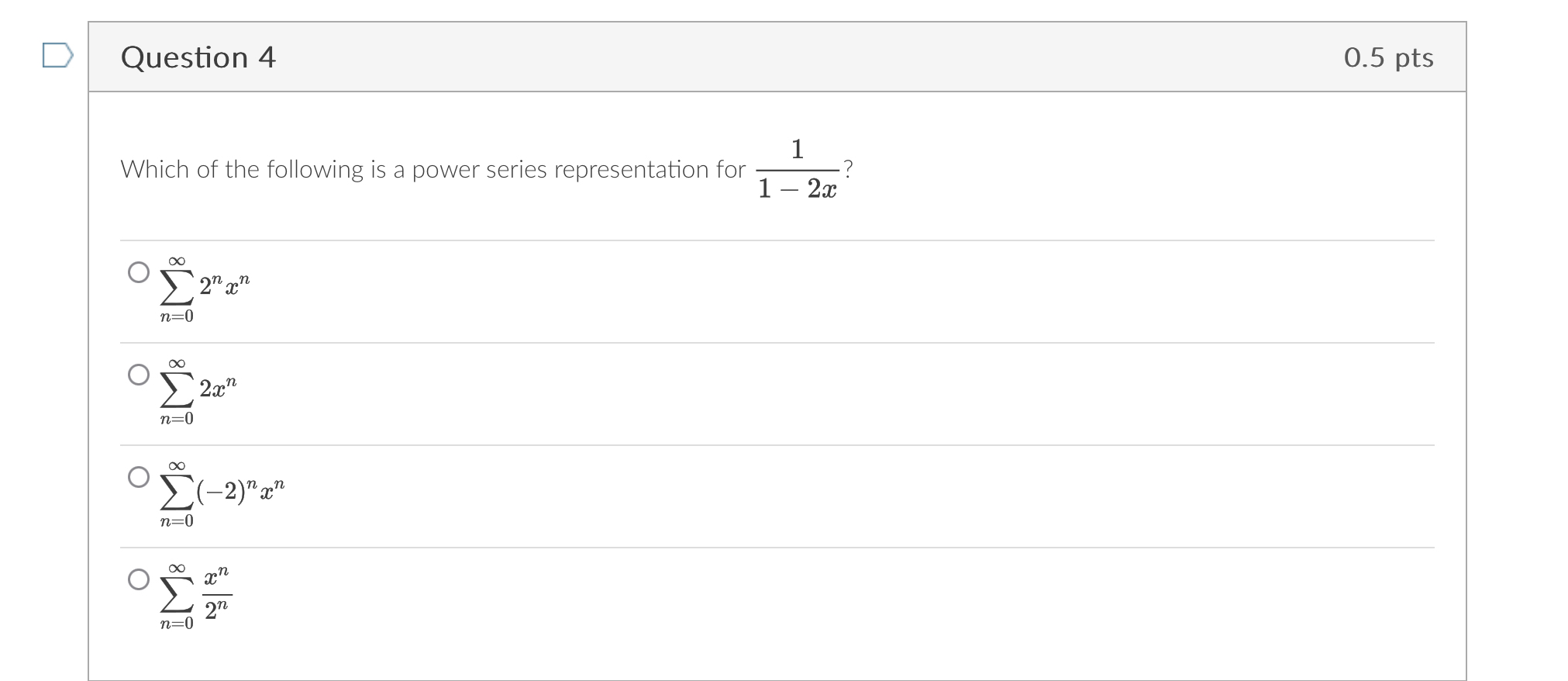 Solved Question 405ptswhich Of The Following Is A Power 