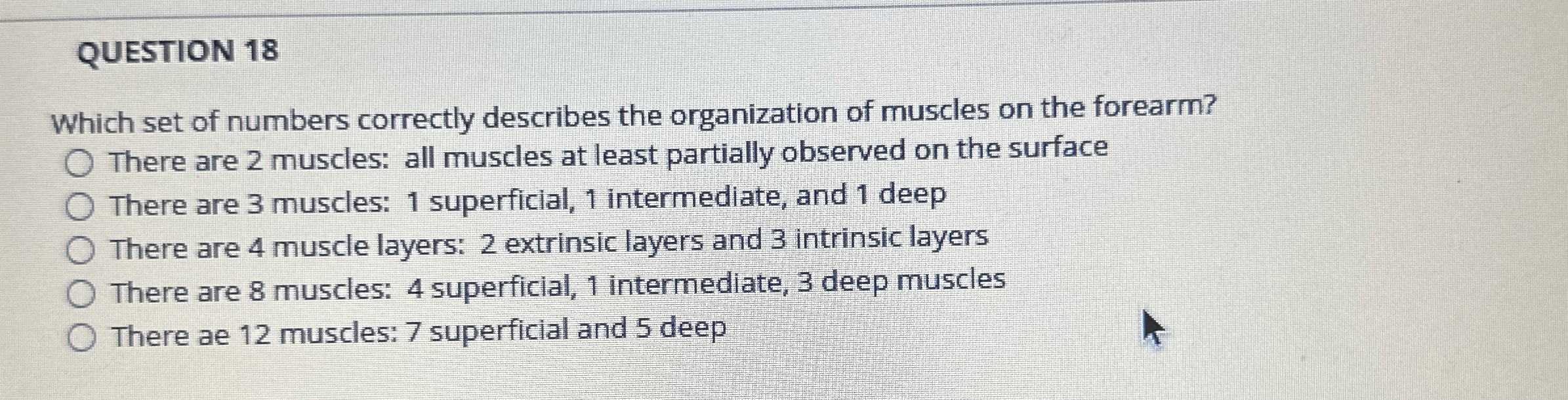 Solved QUESTION 18Which set of numbers correctly describes | Chegg.com