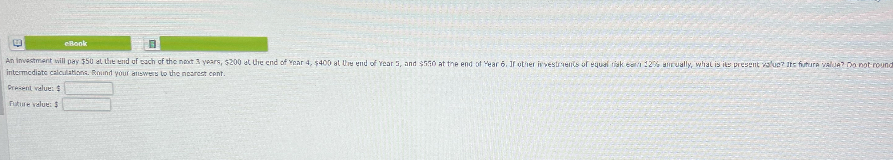 Solved intermediate calculations. Round your answers to the | Chegg.com