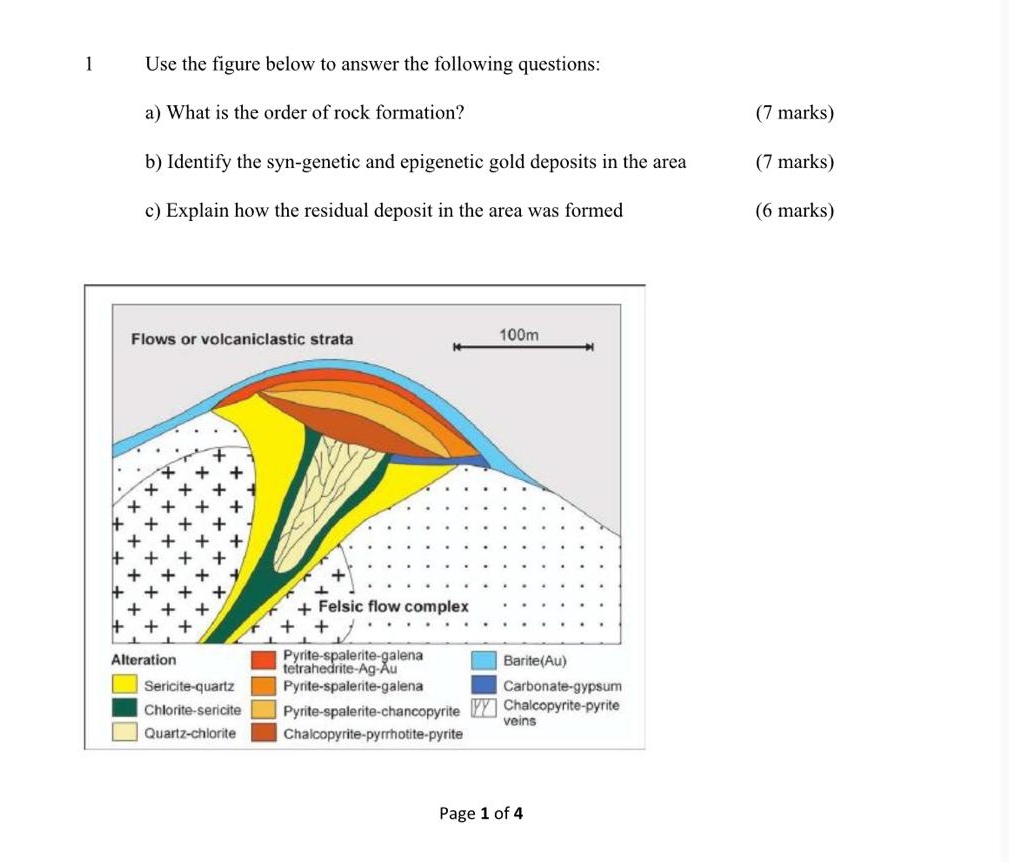 Solved 1 ﻿Use the figure below to answer the following | Chegg.com