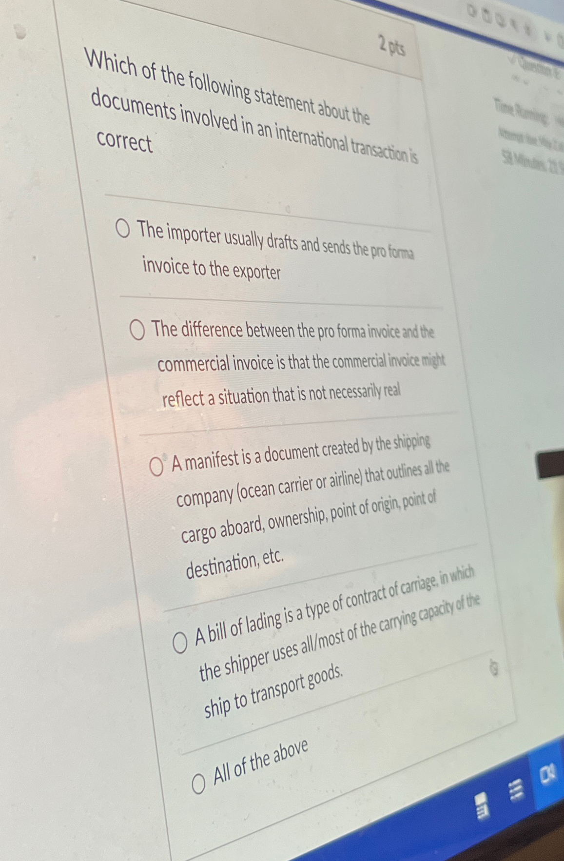 Solved Which of the following statement about the documents | Chegg.com