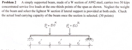 Solved Hi can you help me solve this steel design question | Chegg.com
