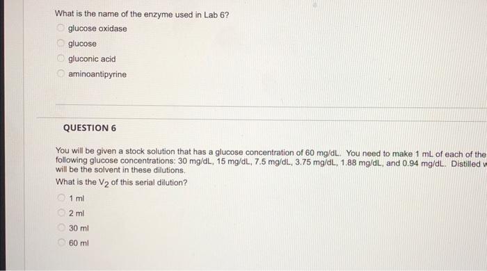 Solved lab are described as "milligrams per deciliter" ( | Chegg.com