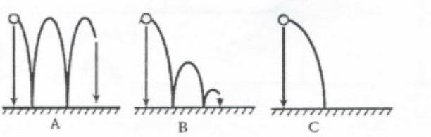 Solved The figure shows the free fall of three balls from | Chegg.com