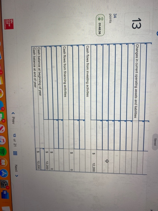 Solved MHE Reader Saved Help Save & Exit Assets Cash | Chegg.com