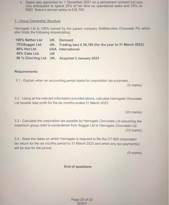 Solved TAX TABLES Tax rates \& allowances for 2021/22The | Chegg.com