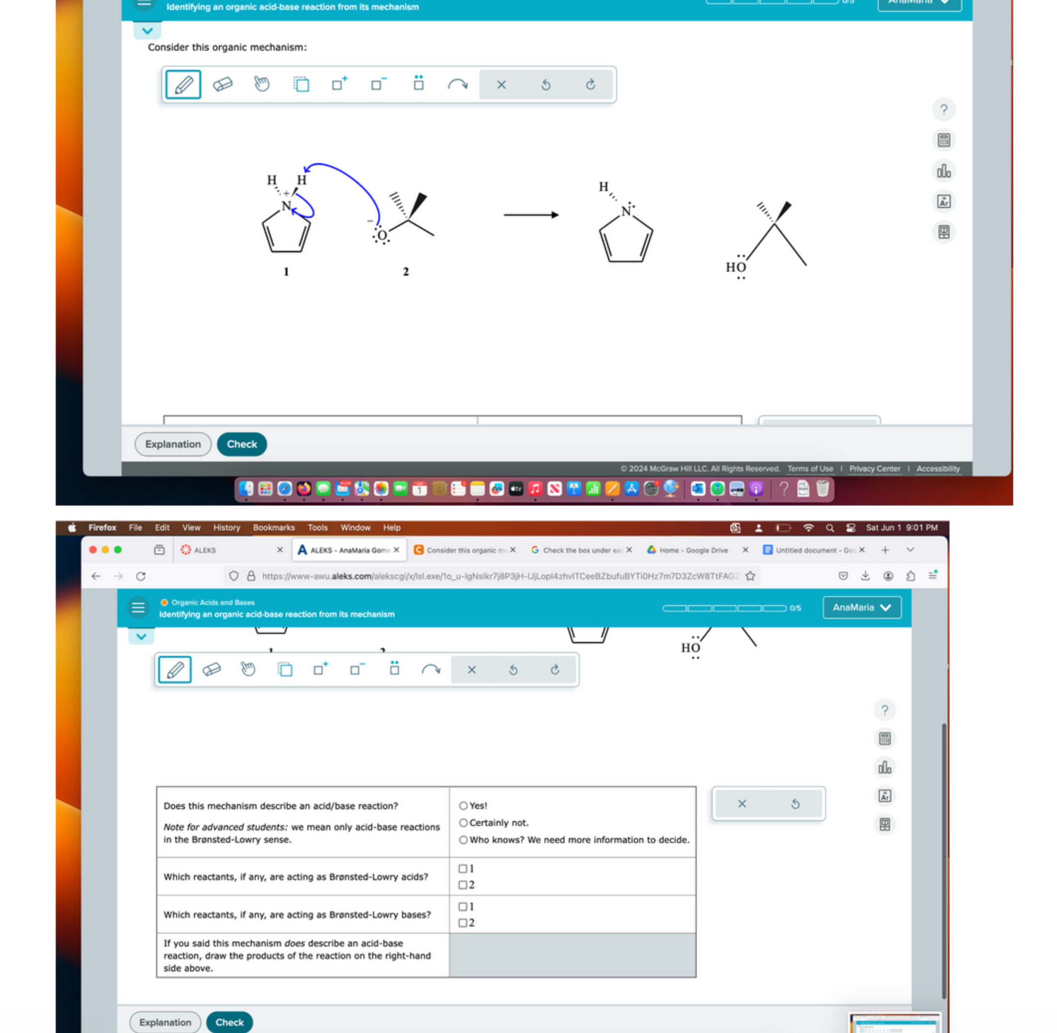 Solved Consider this organic mechanism:Click and drag to | Chegg.com