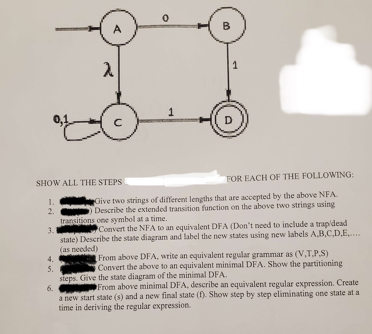 Solved SHOW ALL THE STEPSFOR EACH OF THE FOLLOWING:Give two | Chegg.com
