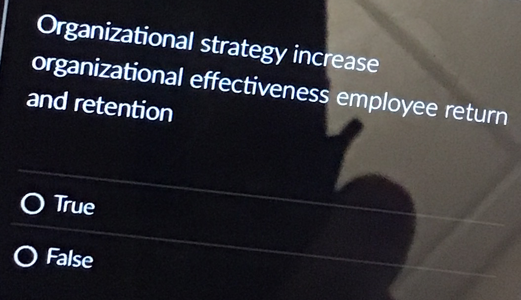 Solved Organizational strategy increase organizational | Chegg.com