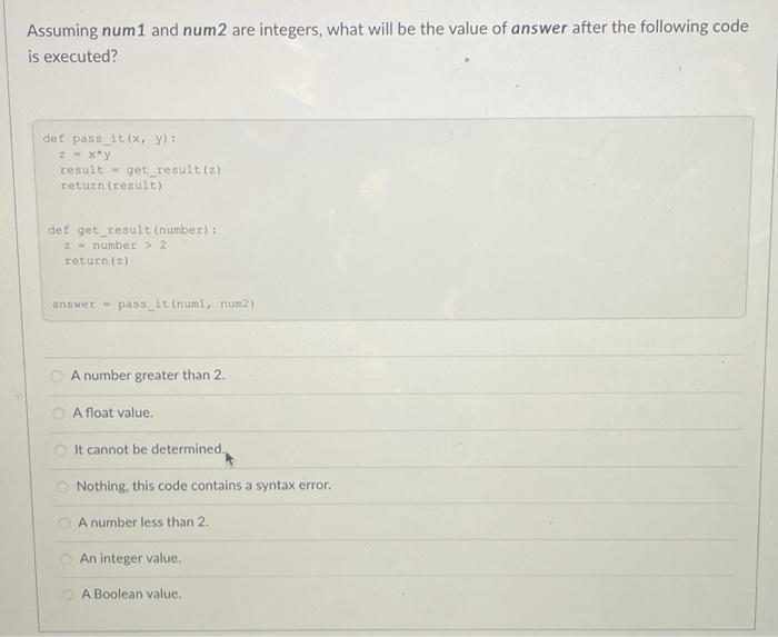 Solved Assuming it is called with two floating point | Chegg.com
