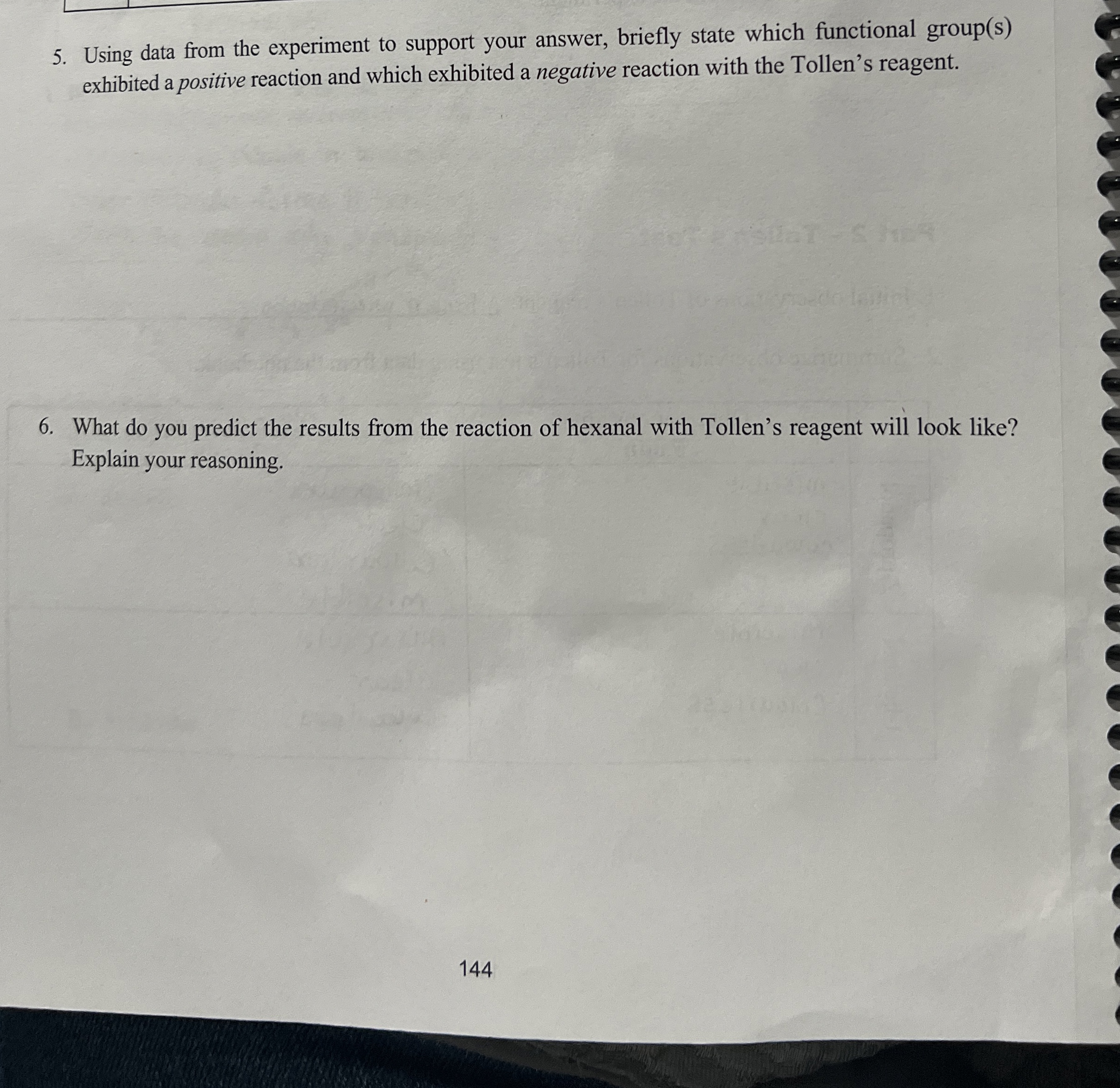 Solved Using data from the experiment to support your | Chegg.com