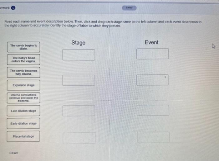 Solved Read each name and event descripton below. Then, | Chegg.com