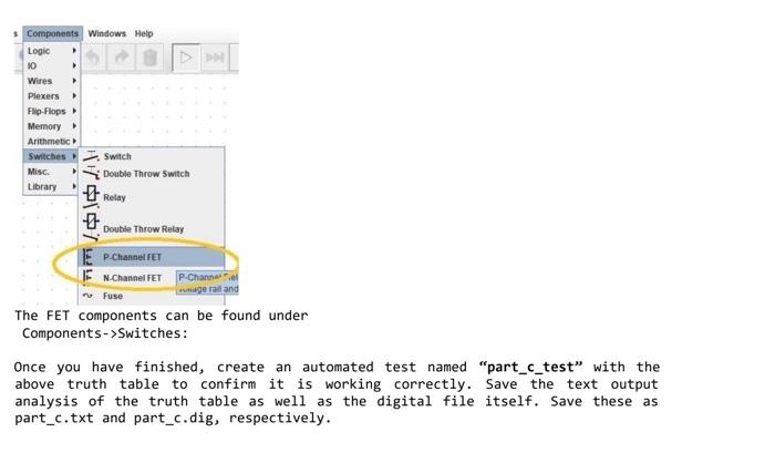 Solved For Part C, build the following truth table using | Chegg.com