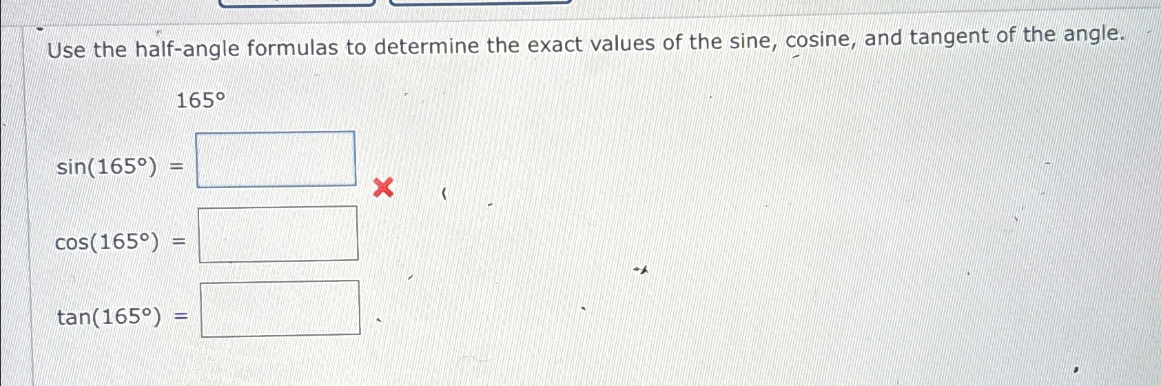 Use the half-angle formulas to determine the exact | Chegg.com