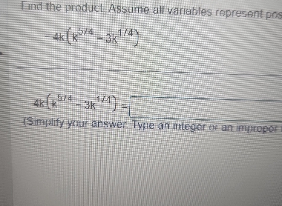 Solved Find the product. Assume all variables represent | Chegg.com