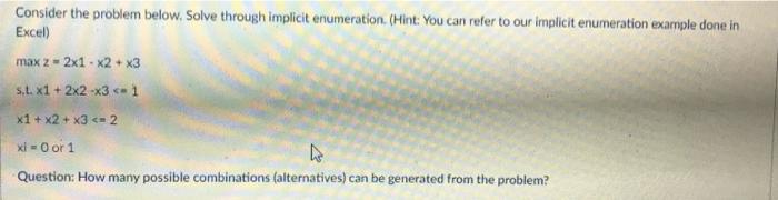 Solved Consider the problem below. Solve through implicit | Chegg.com