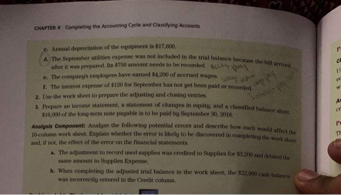 Solved CHAPTER 4 Completing the Accounting Cycle and | Chegg.com