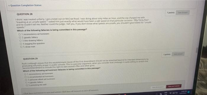 Question Completion Status: QUESTIONS According to | Chegg.com